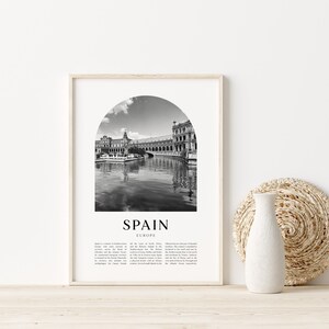 Spain Art Print, Spain Poster, Spain Photo, Spain Wall Art, Spain Black ...