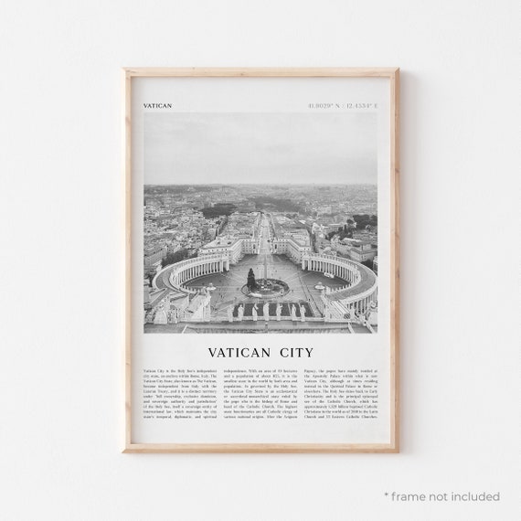 Vatican City Art Print Vatican City Poster Vatican City - Etsy UK