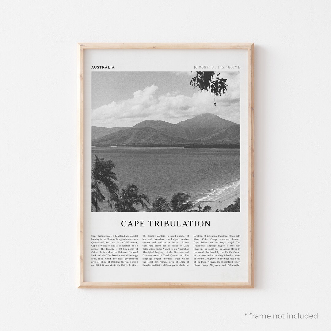 Cape Tribulation Art Print, Cape Tribulation Poster, Cape Tribulation ...