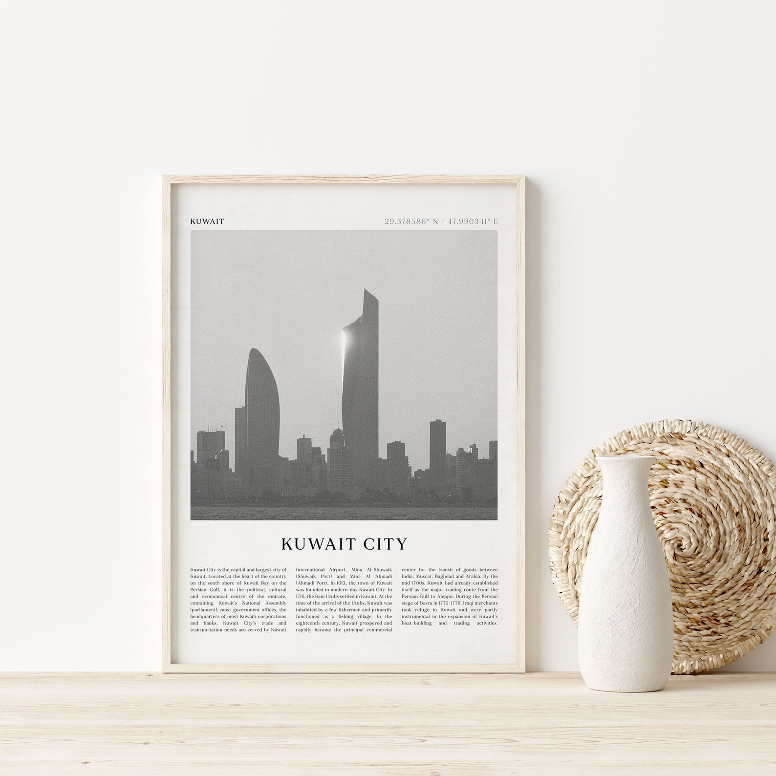 Kuwait City Art Print Kuwait City Poster Kuwait City Photo | Etsy