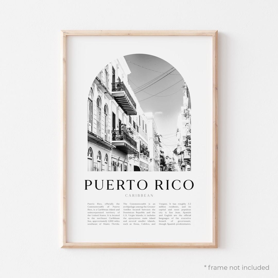 Puerto Rico Art Print, Puerto Rico Poster, Puerto Rico Photo, Puerto ...