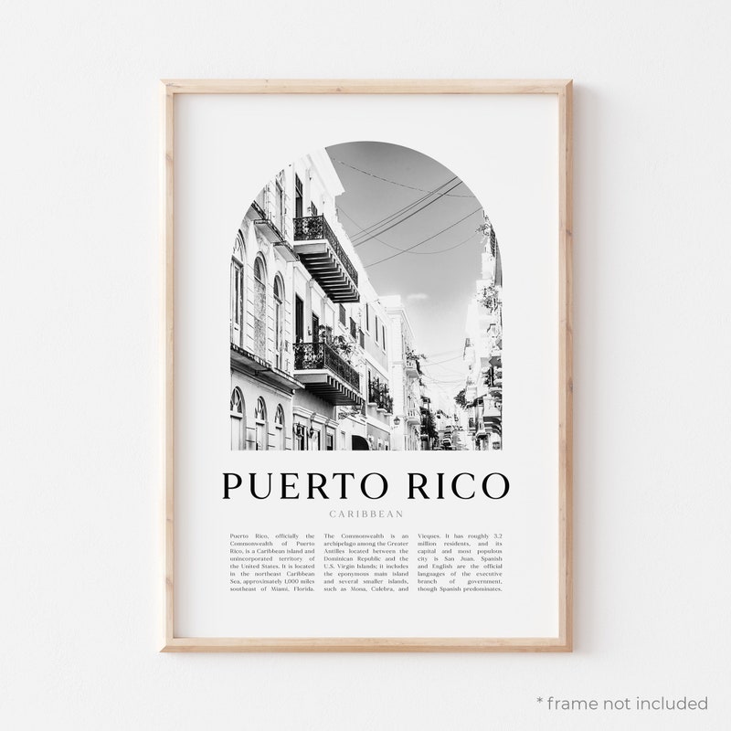Puerto Rico Art Print - Etsy