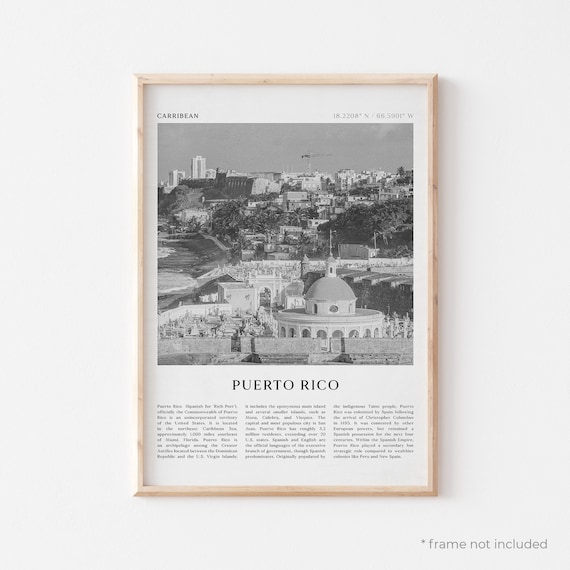 Puerto Rico Art Print Puerto Rico Poster Puerto Rico Photo | Etsy
