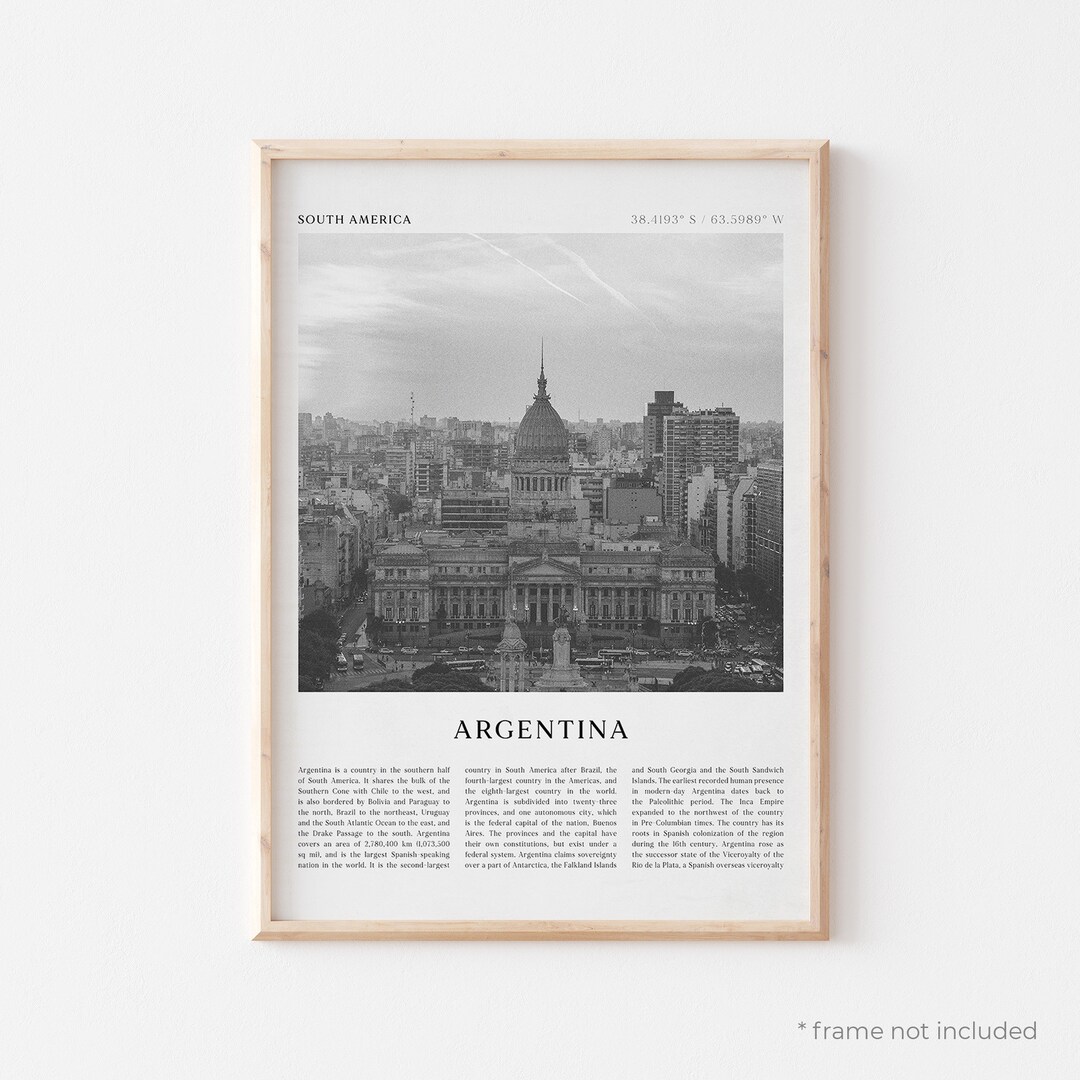 Argentina Art Print, Argentina Poster, Argentina Photo, Argentina Wall ...