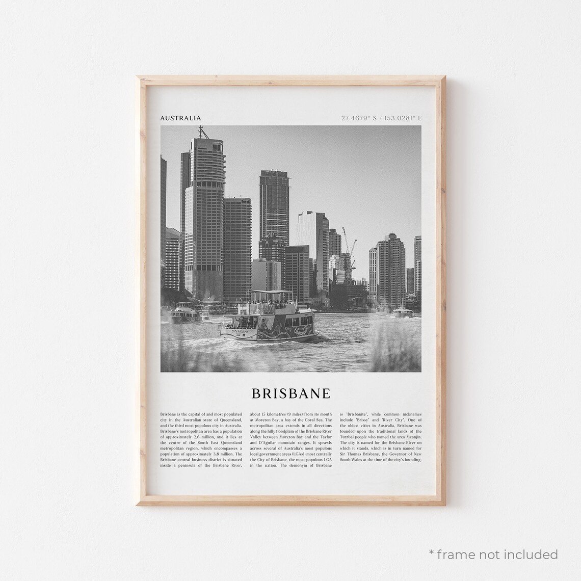 Brisbane Art Print Brisbane Poster Brisbane Photo Brisbane - Etsy Canada