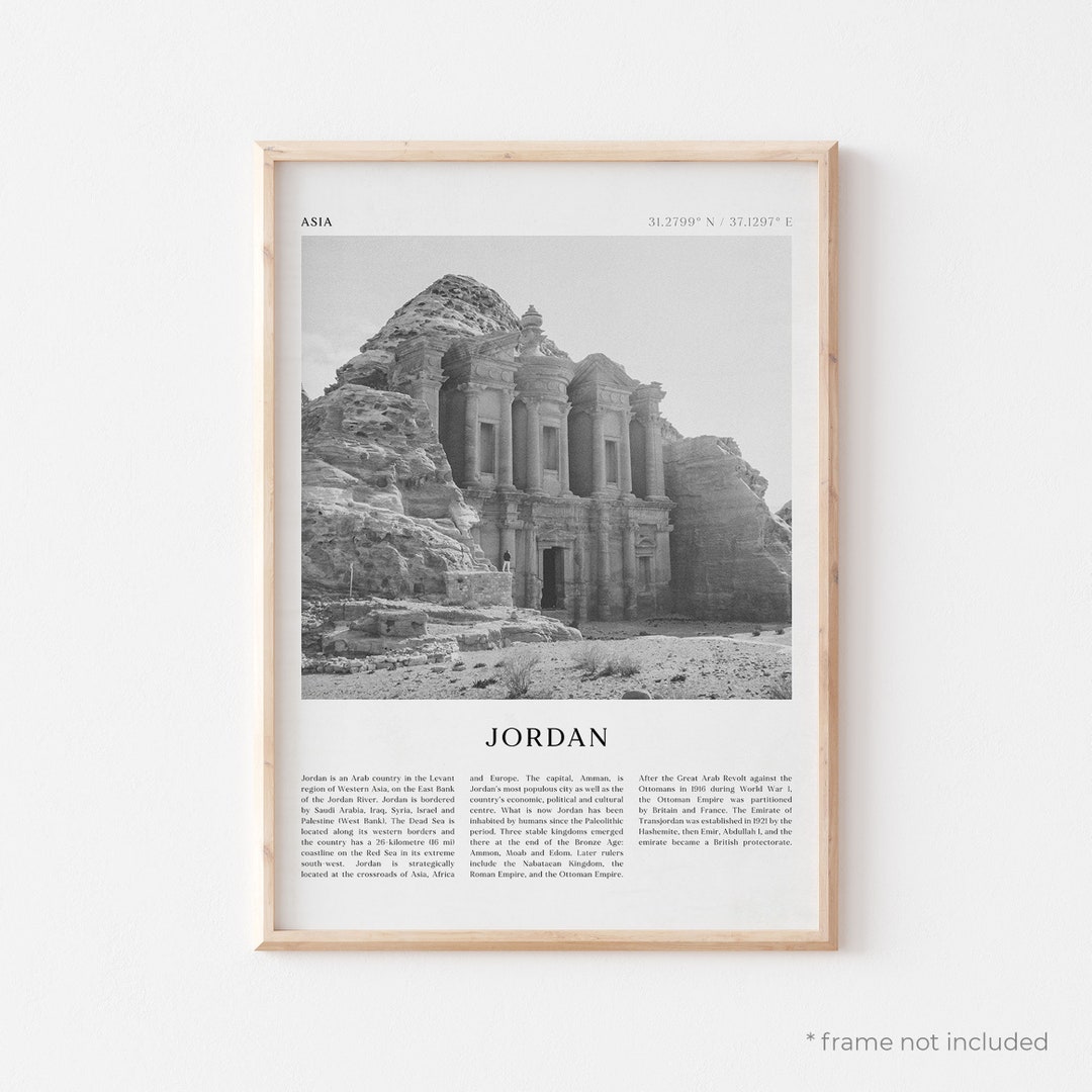 Jordan Art Print, Jordan Poster, Jordan Photo, Jordan Wall Art, Asia ...