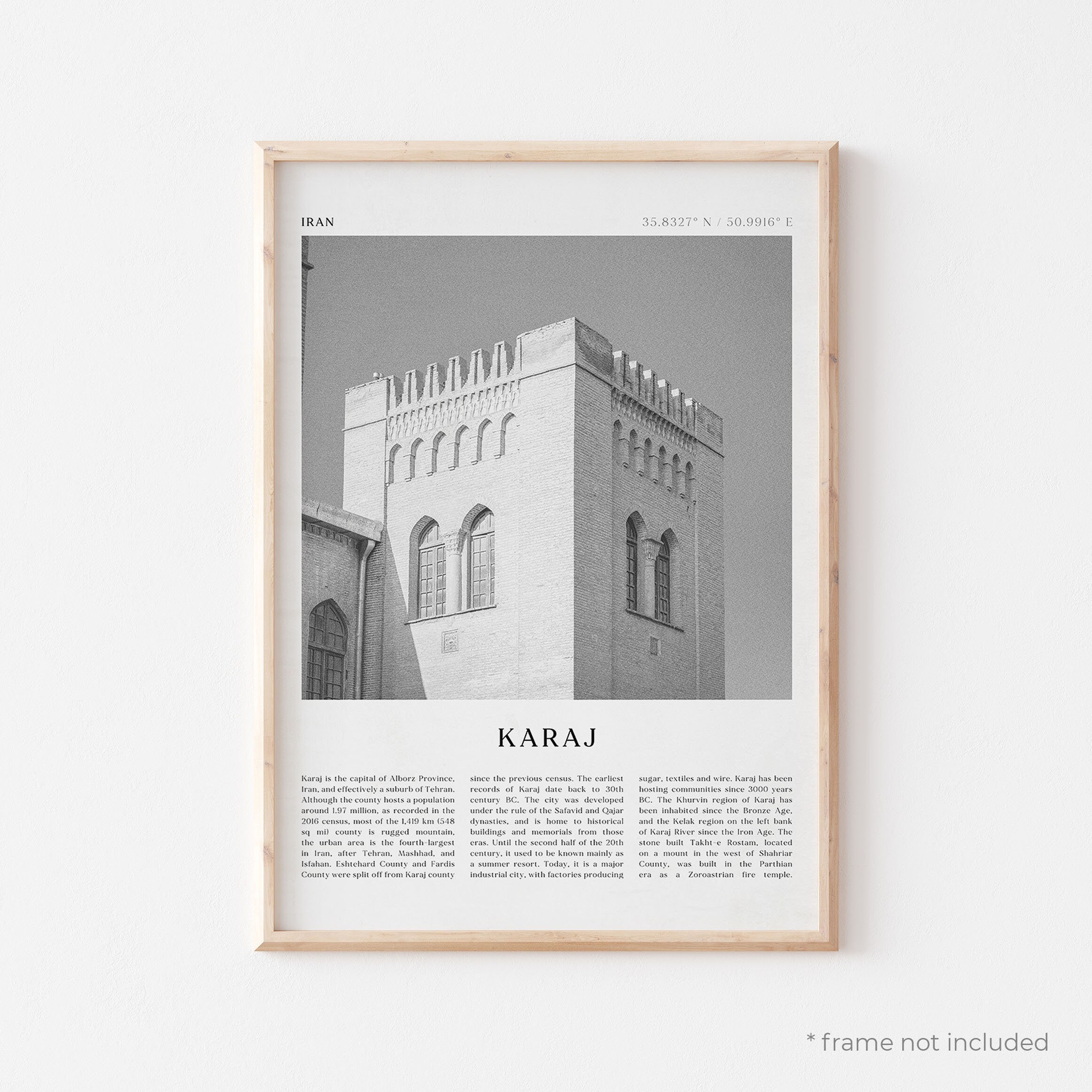 Karaj Art Print Karaj Poster Karaj Photo Karaj Wall Art | Etsy