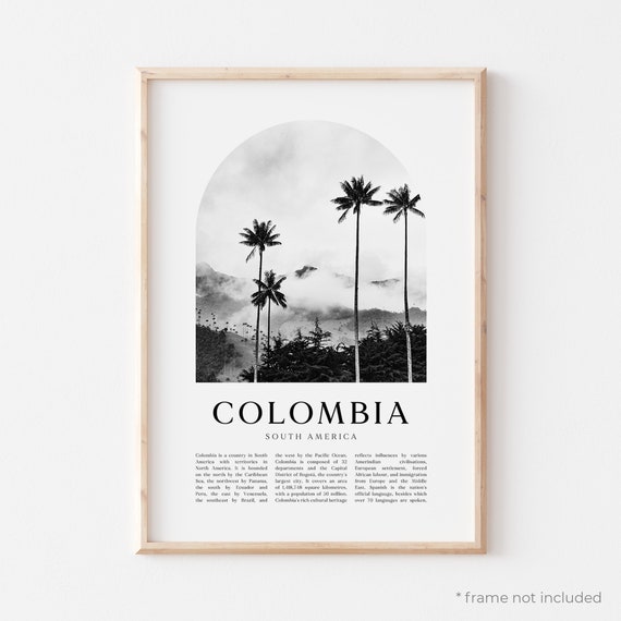 Colombia Art Print Colombia Poster Colombia Photo Colombia | Etsy