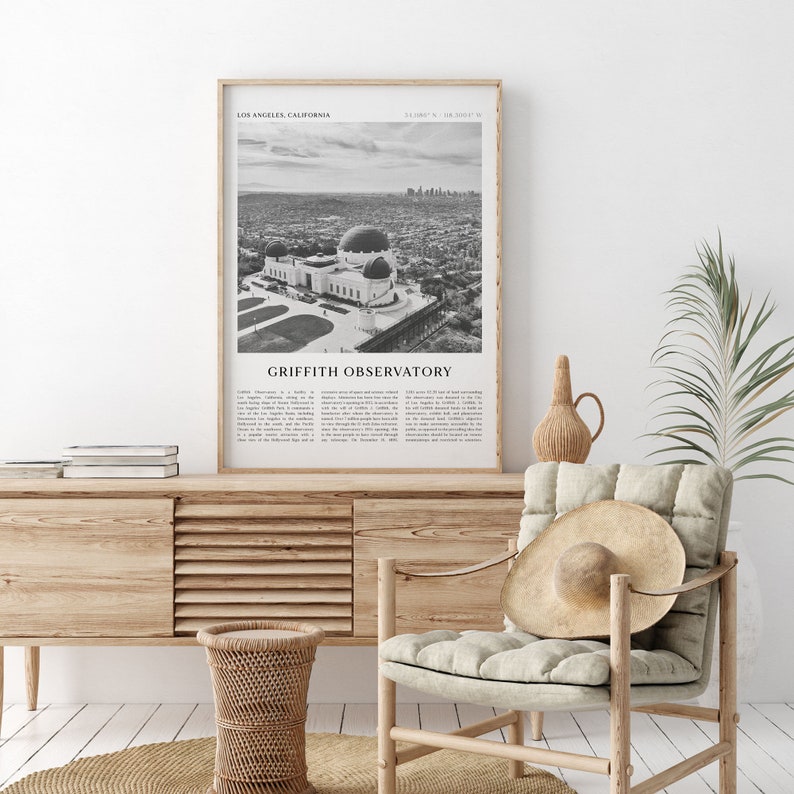 Griffith Observatory Art Print, Griffith Observatory Poster, Los ...