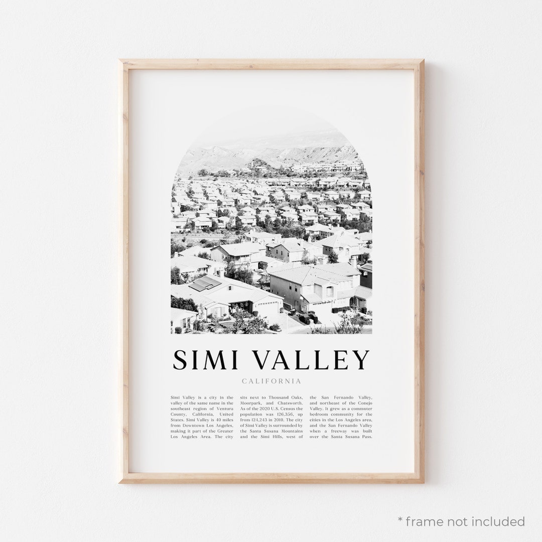 Simi Valley Art Print, Simi Valley Poster, Simi Valley Photo, Simi ...