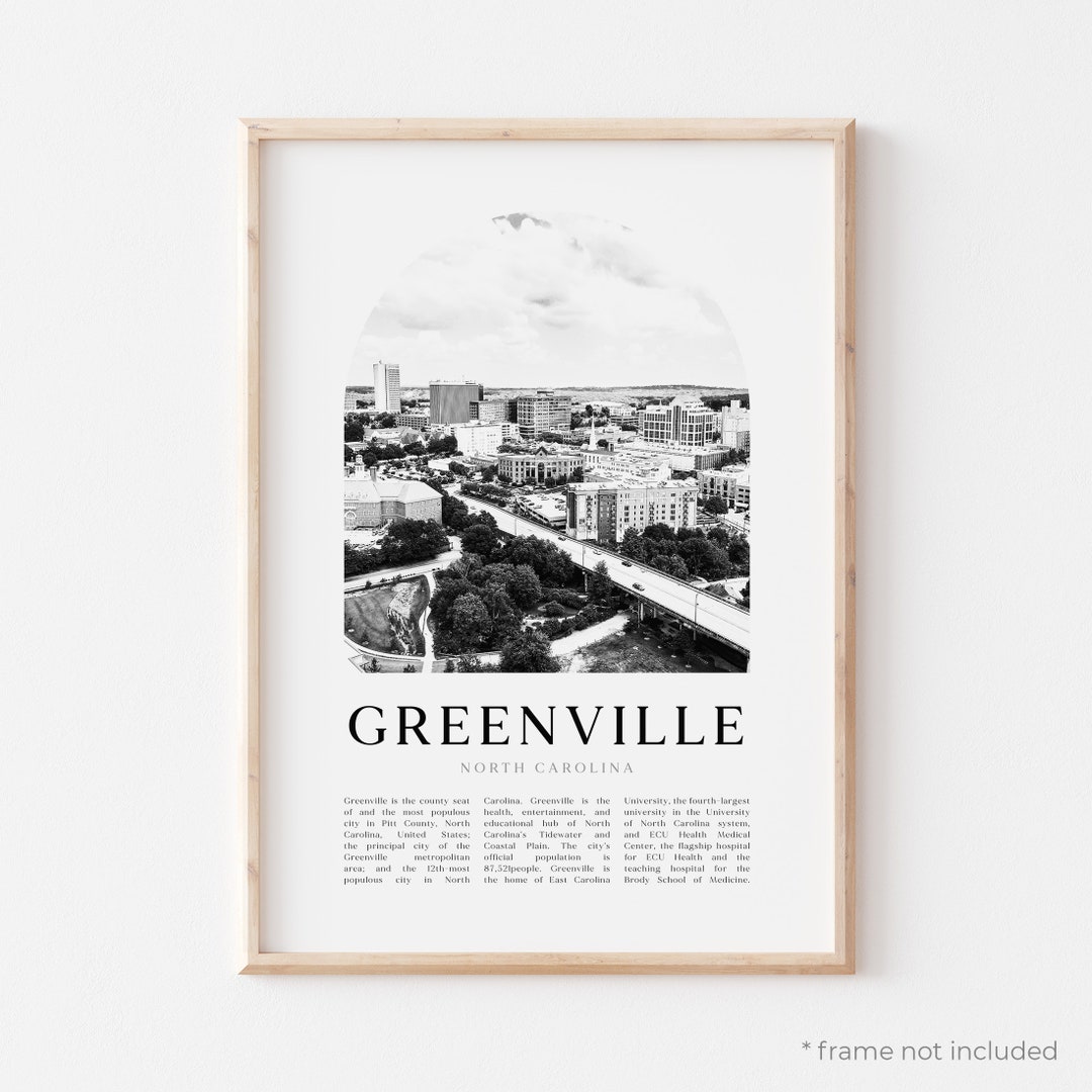 Greenville Art Print, Greenville Poster, Greenville Photo, Greenville ...