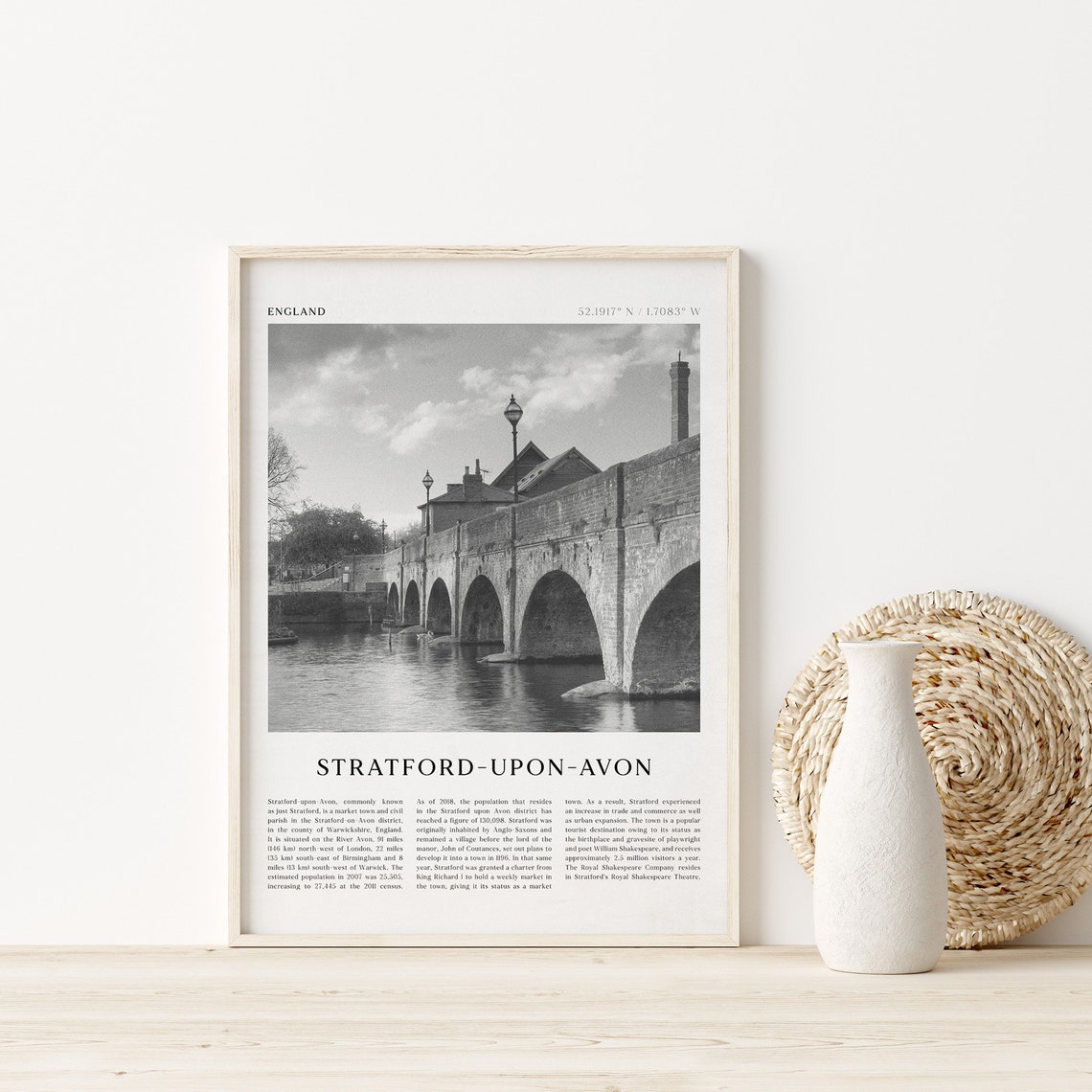 Stratford-upon-avon Art Print Stratford-upon-avon Poster - Etsy