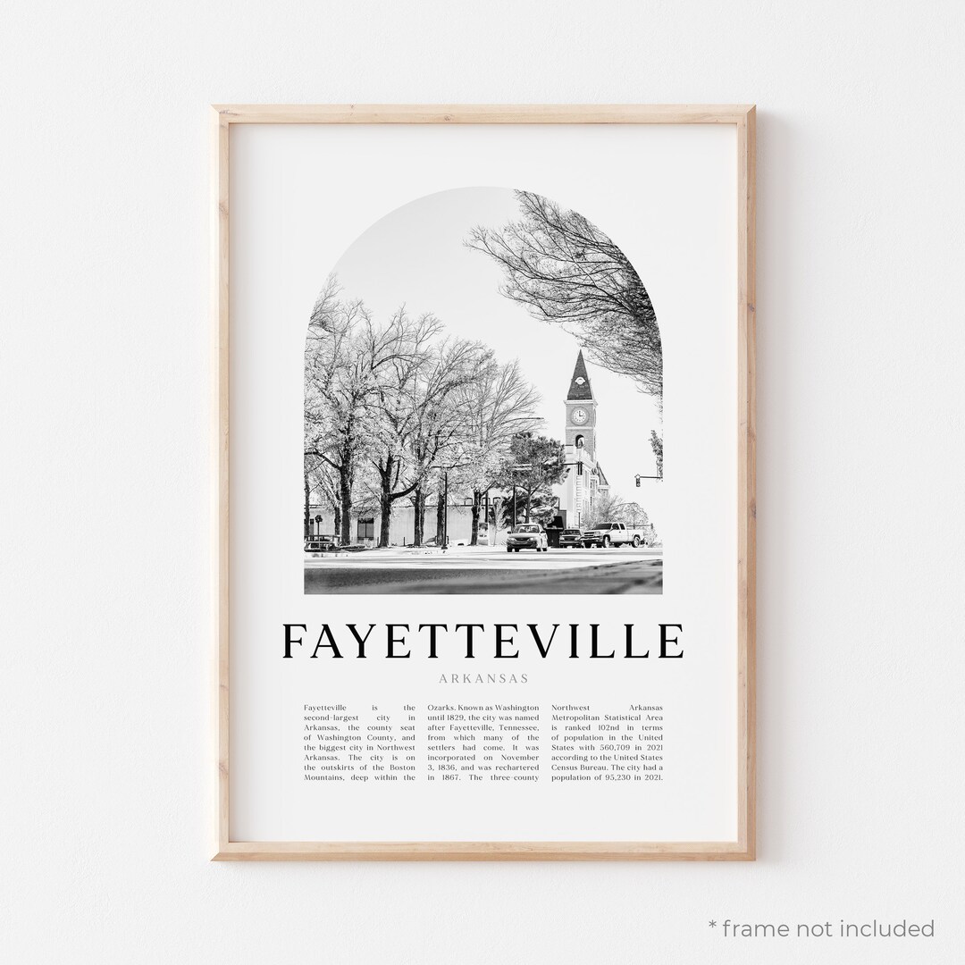 Fayetteville Art Print, Fayetteville Poster, Fayetteville Photo ...