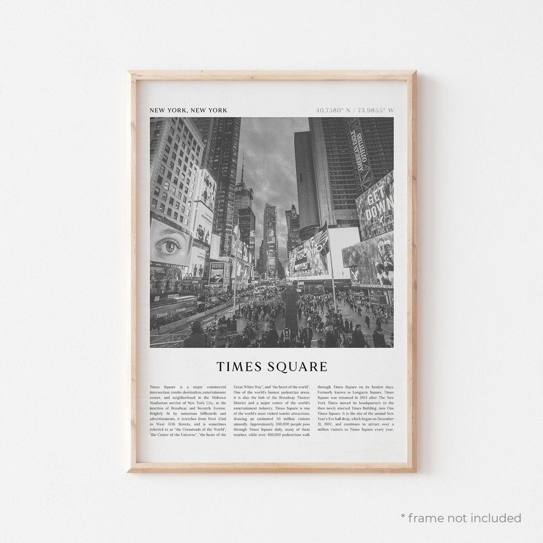 Times Square Art Print, Times Squareposter, Times Square Photo, Times ...