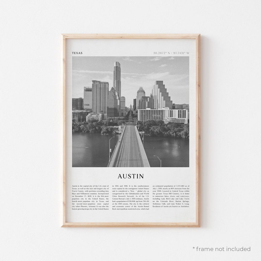 Austin Art Print, Austin Poster, Austin Photo, Austin Wall Art, Texas ...