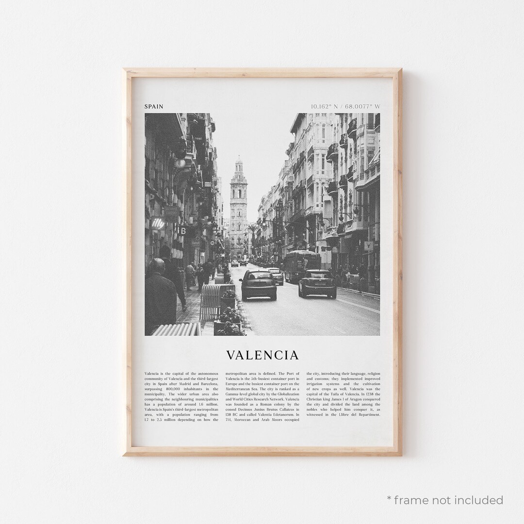 Valencia Art Print, Valencia Poster, Valencia Photo, Valencia Wall Art ...