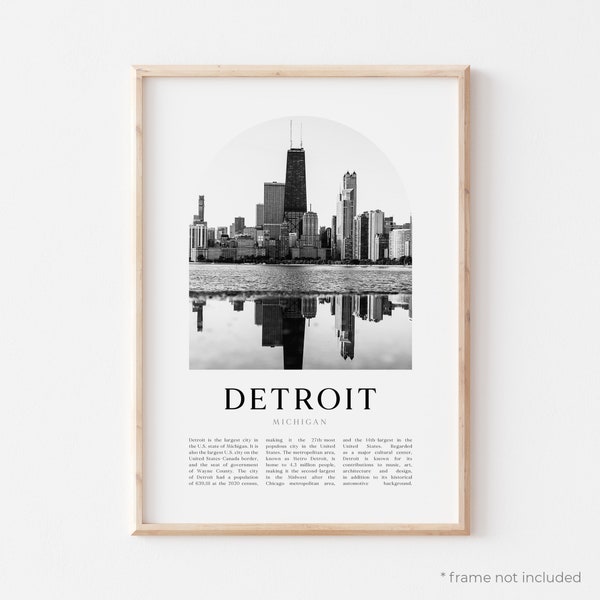 Detroit Poster - Etsy