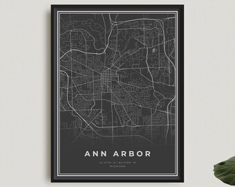 Ann Arbor Poster - Etsy