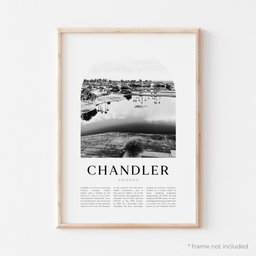 Chandler Art Print, Chandler Poster, Chandler Photo, Chandler Wall Art ...