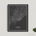Cebu Map Print Cebu Black Map Poster Cebu Dark Map Poster - Etsy