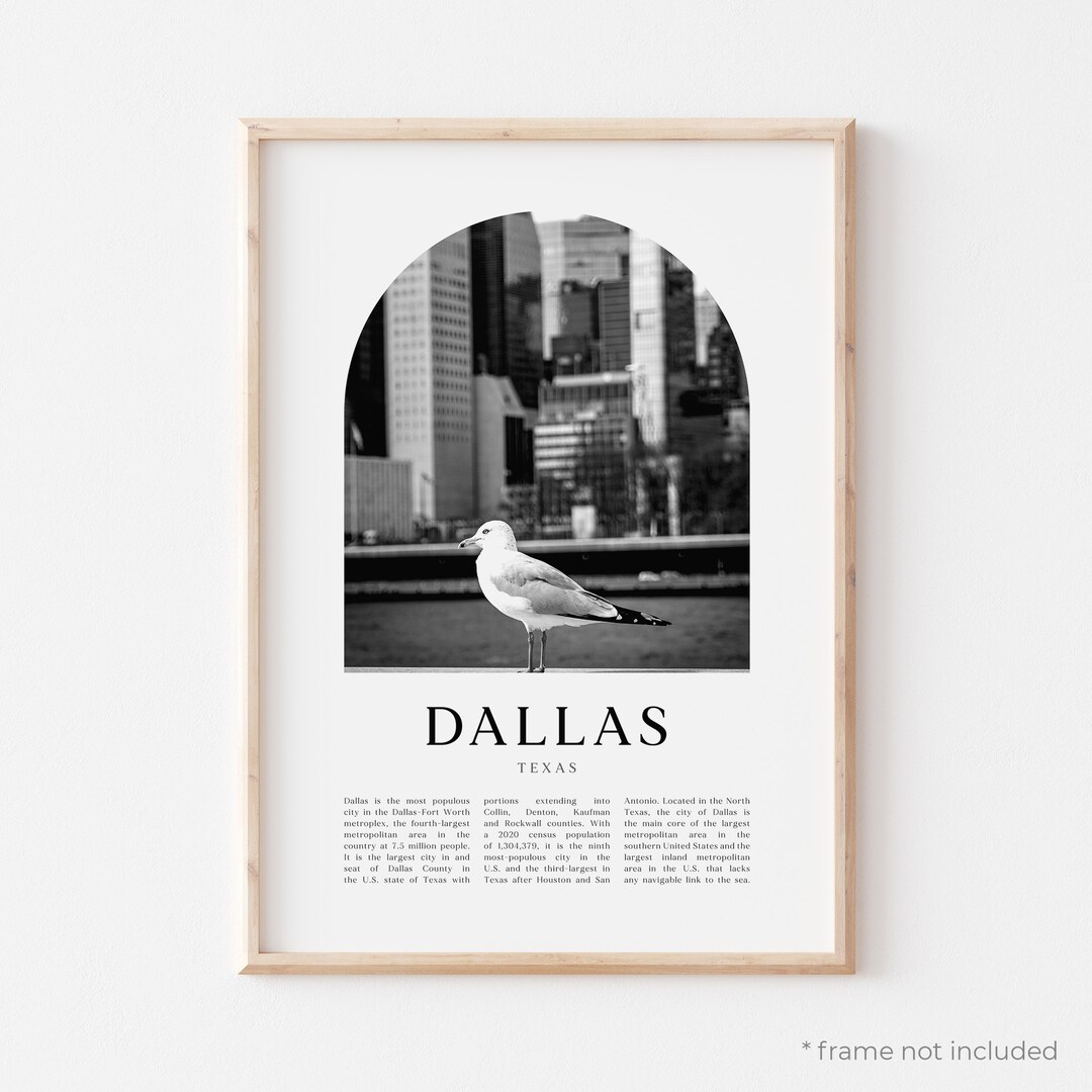 Dallas Art Print Dallas Poster Dallas Photo Dallas Wall - Etsy