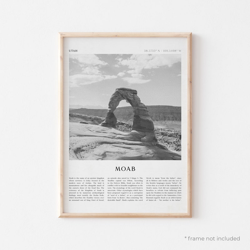 Moab Poster - Etsy