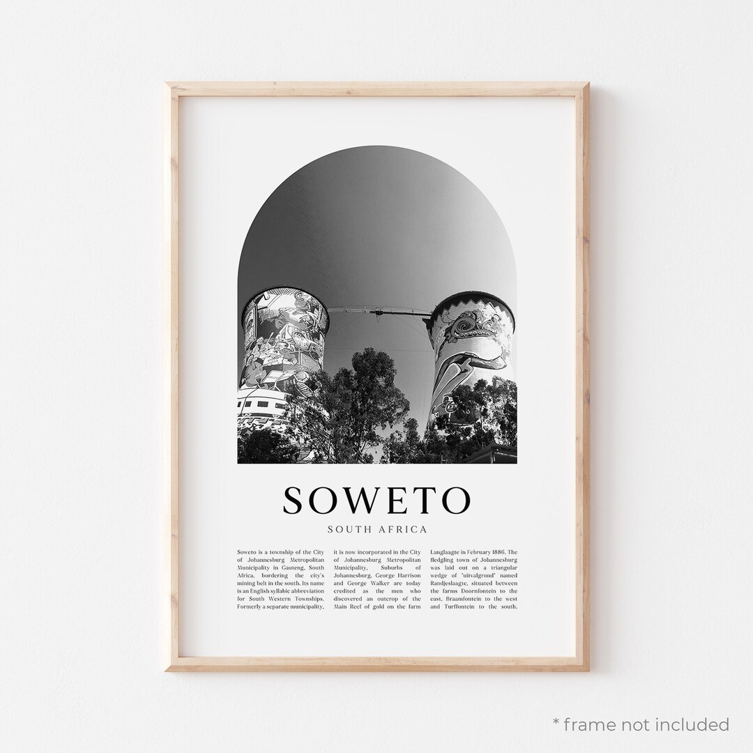 Soweto Art Print, Soweto Poster, Soweto Photo, Soweto Wall Art, Soweto ...