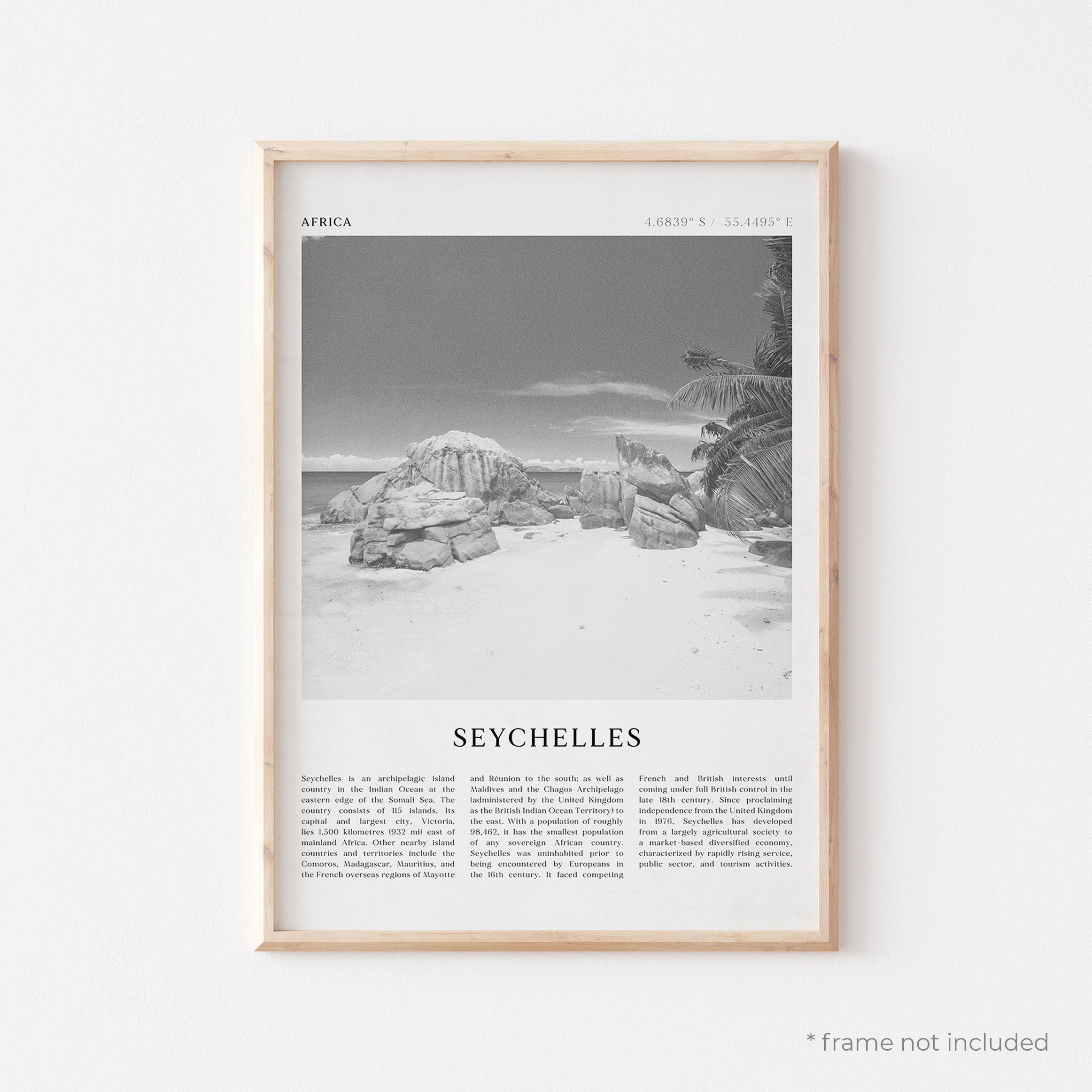 Seychelles Art Print Seychelles Poster Seychelles Photo | Etsy