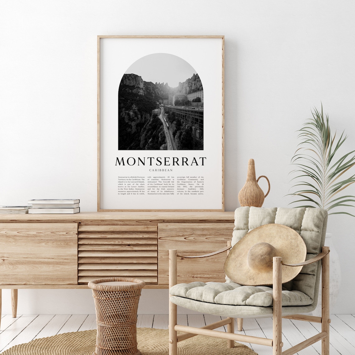 Montserrat Art Print Montserrat Poster Montserrat Photo | Etsy