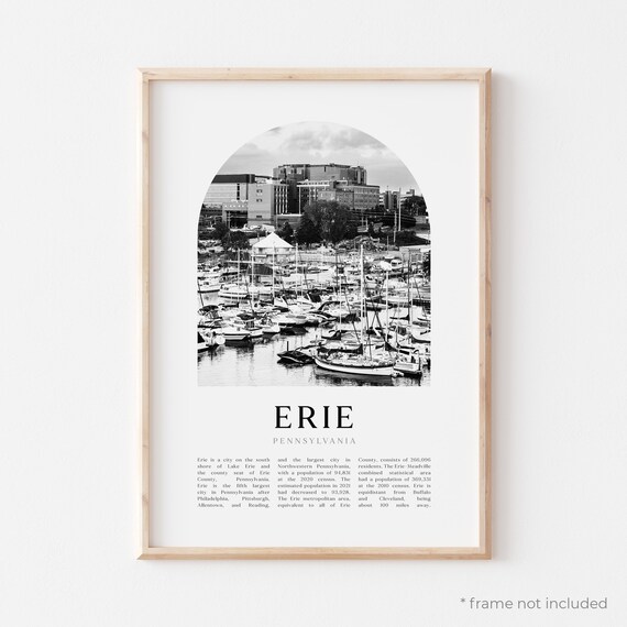 Erie Art Print Erie Poster Erie Photo Erie Wall Art Erie - Etsy