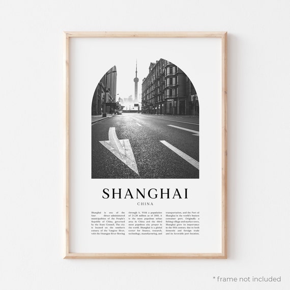 Shanghai Art Print Shanghai Poster Shanghai Photo Shanghai - Etsy