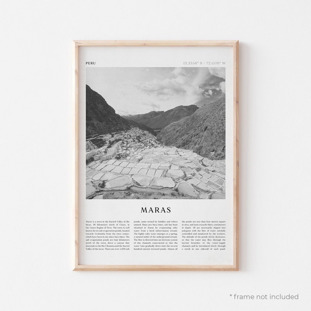Maras Art Print, Maras Poster, Maras Photo, Maras Wall Art, Peru ...