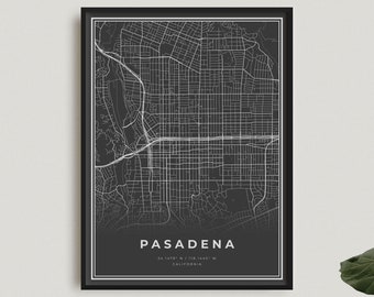 South Pasadena Map Print South Pasadena Map Poster Wall Art - Etsy