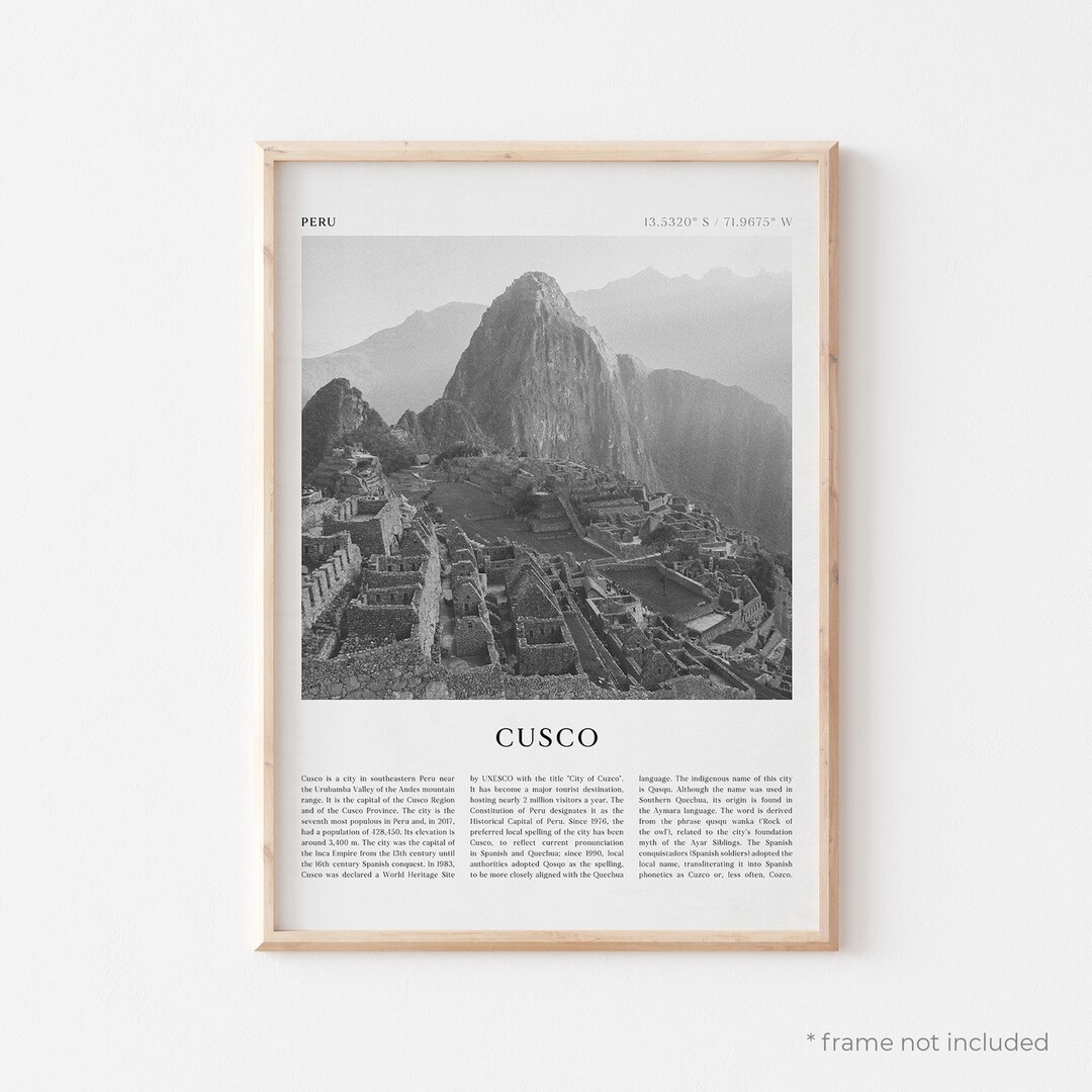 Cusco Art Print, Cusco Poster, Cusco Photo, Cusco Wall Art, Peru ...