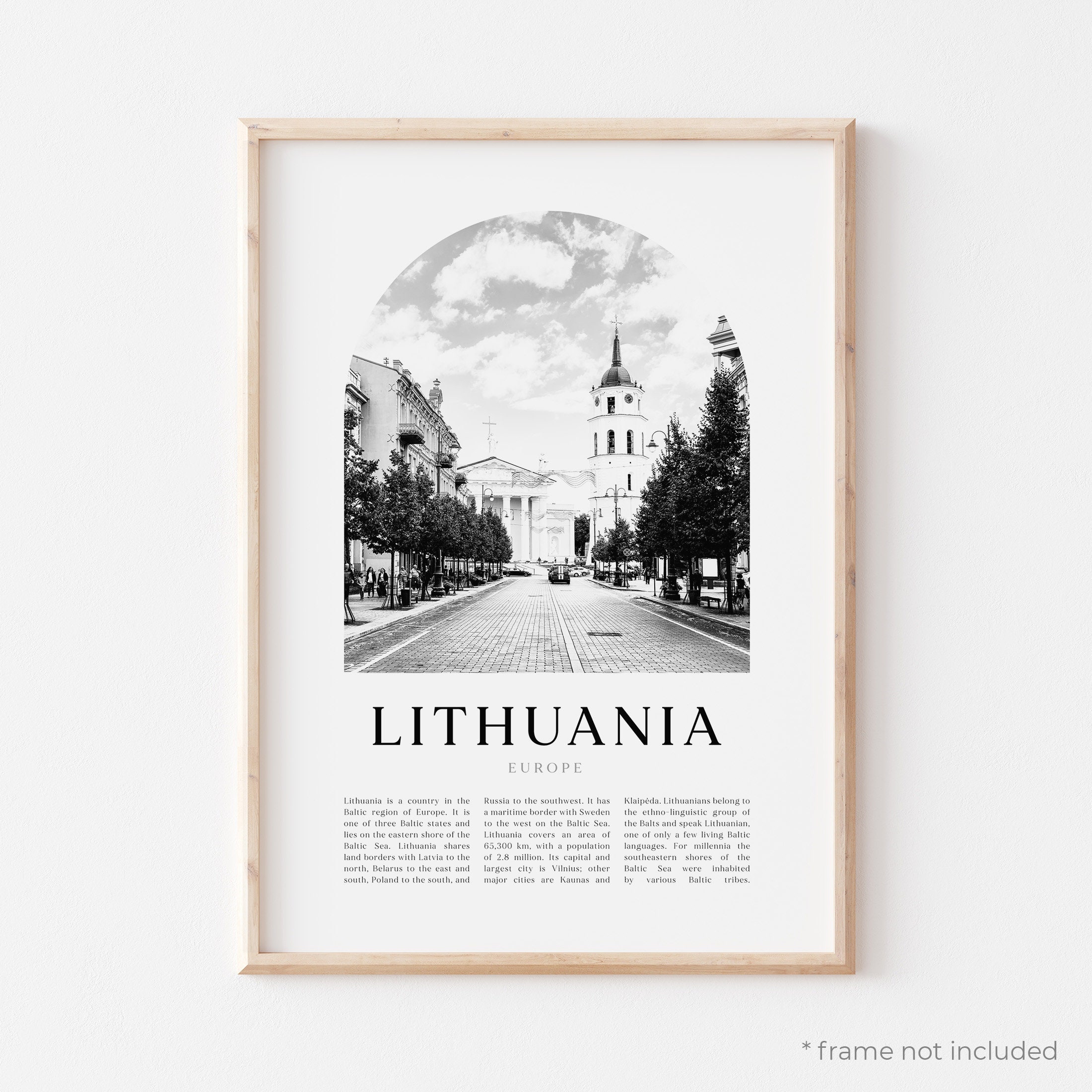 Lithuania Art Print Lithuania Poster Lithuania Photo - Etsy
