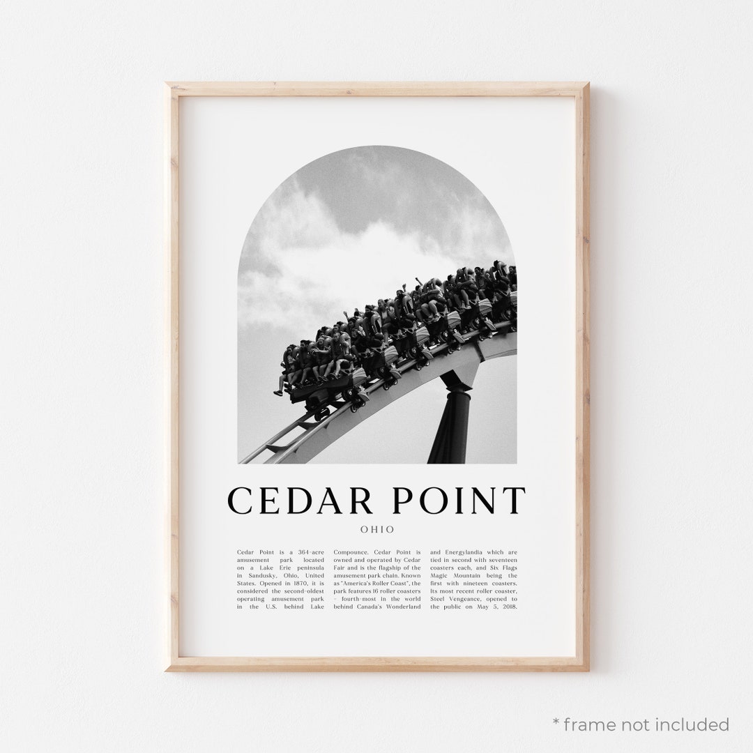 Cedar Point Art Print, Cedar Point Poster, Cedar Point Photo, Cedar ...