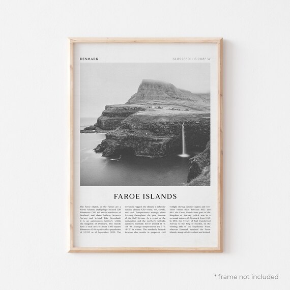 Faroe Islands Art Print Faroe Islands Poster Faroe Islands - Etsy