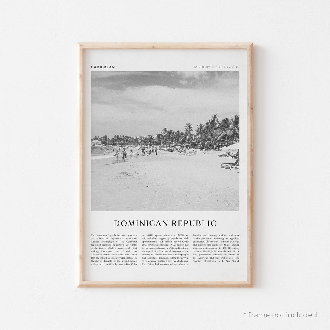 Dominican Republic Art Print, Dominican Republic Poster, Dominican ...