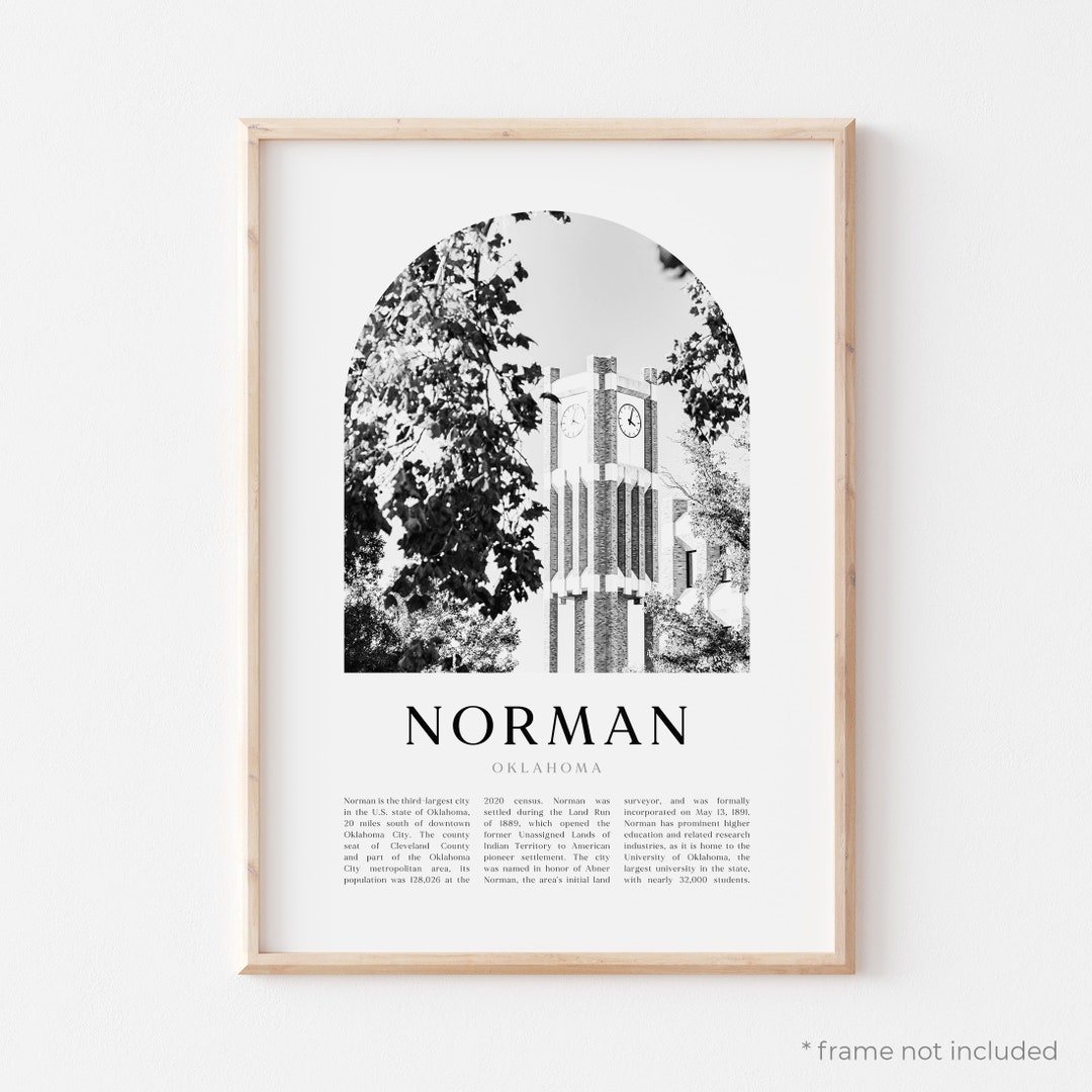 Norman Art Print, Norman Poster, Norman Photo, Norman Wall Art, Norman ...