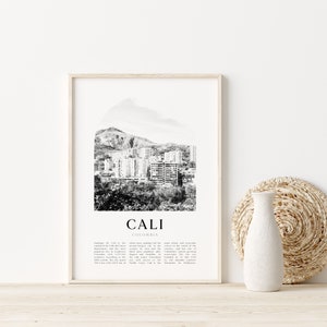 Cali Art Print, Cali Poster, Cali Photo, Cali Wall Art, Cali Black and ...