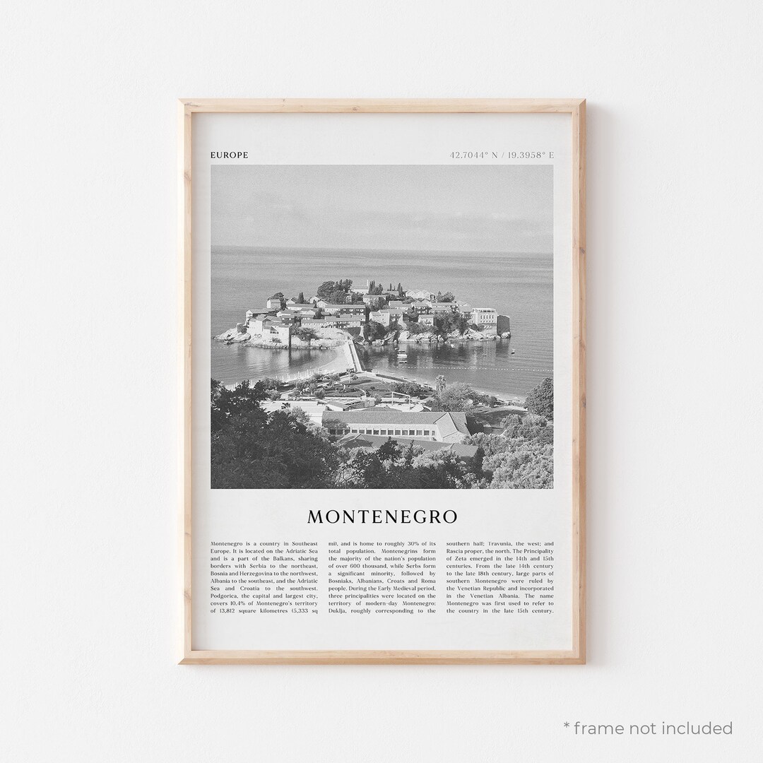 Montenegro Art Print, Montenegro Poster, Montenegro Photo, Montenegro ...