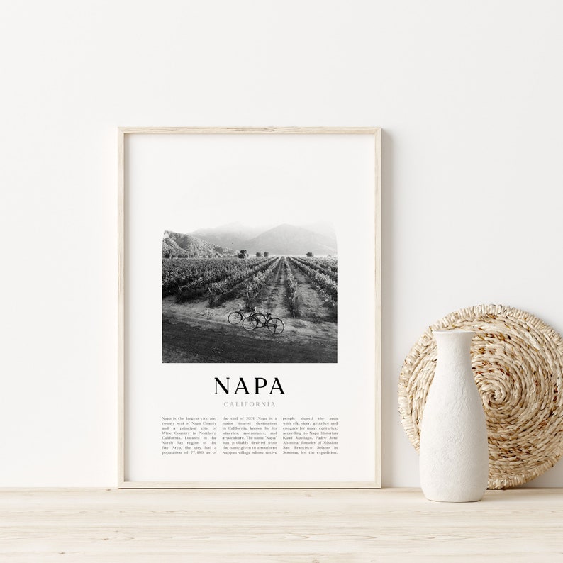 Napa Art Print Napa Poster Napa Photo Napa Wall Art Napa - Etsy