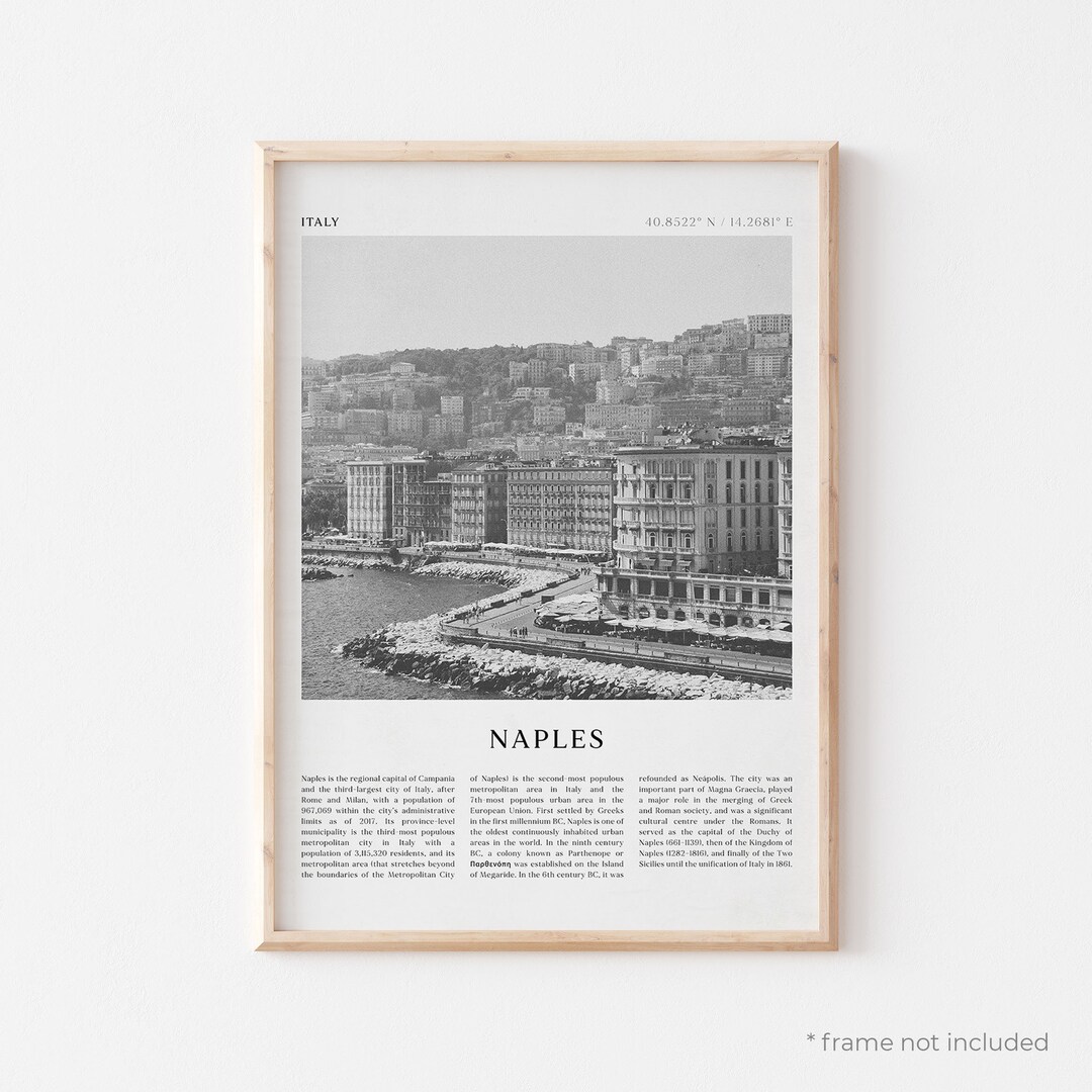Neapel Kunstdruck Neapel Poster Neapel Foto Neapel - Etsy.de