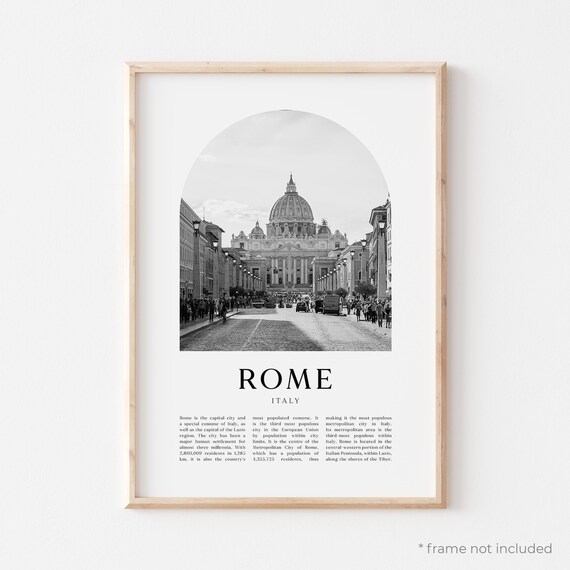 Rome Art Print Rome Poster Rome Photo Rome Wall Art Rome | Etsy