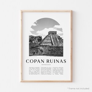 Copan Ruinas Art Print Copan Ruinas Poster Copan Ruinas - Etsy