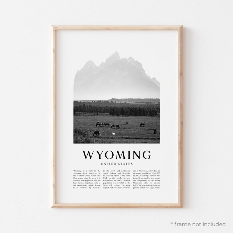 Wyoming Art - Etsy