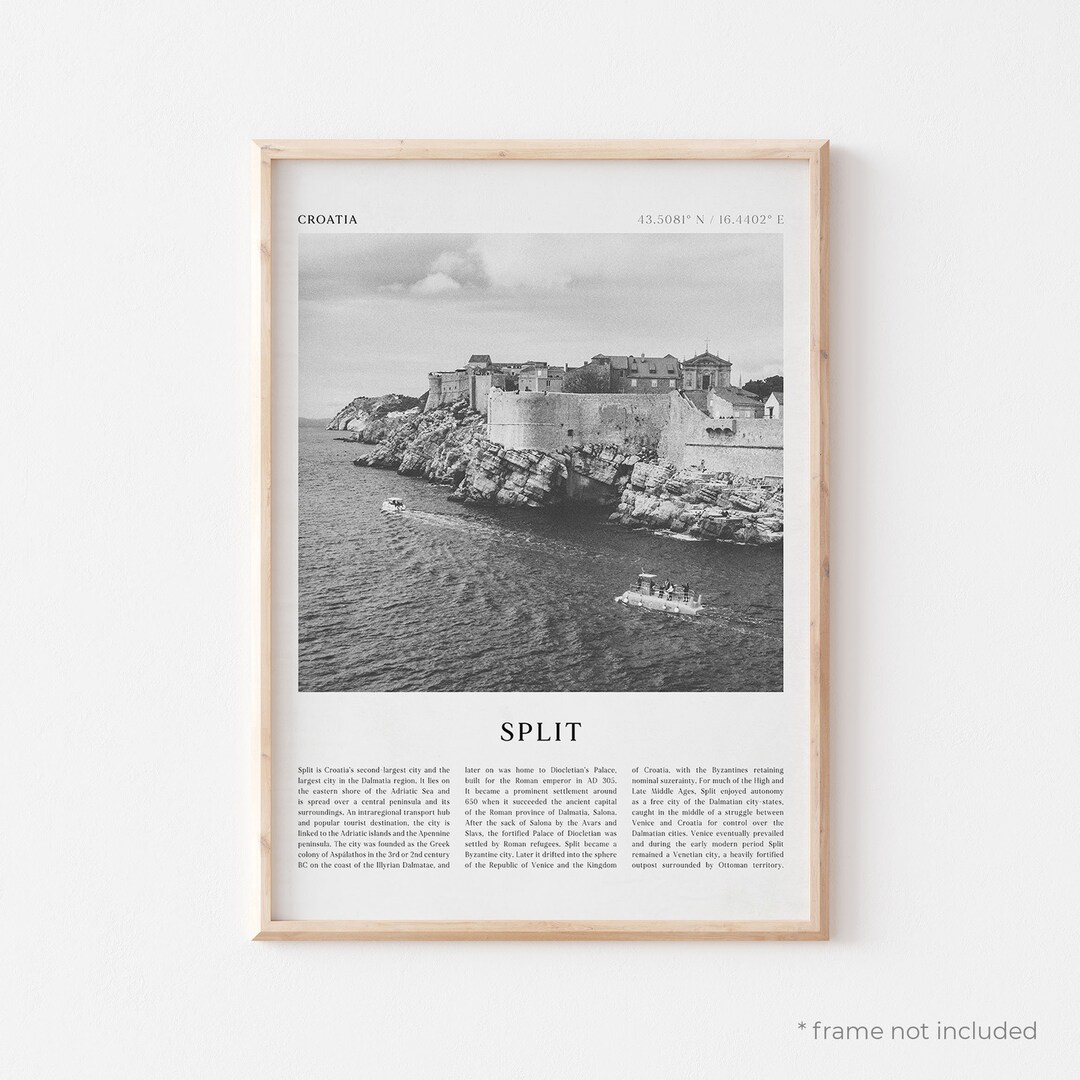 Split Art Print, Split Poster, Split Photo, Split Wall Art, Croatia ...