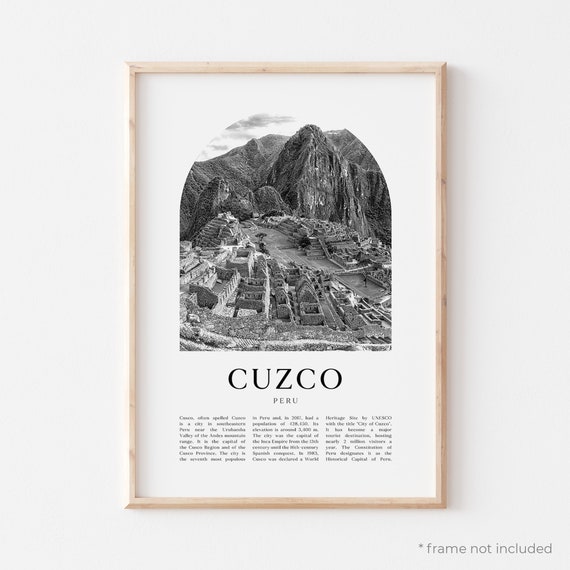 Cuzco Art Print Cuzco Poster Cuzco Photo Cuzco Wall Art | Etsy