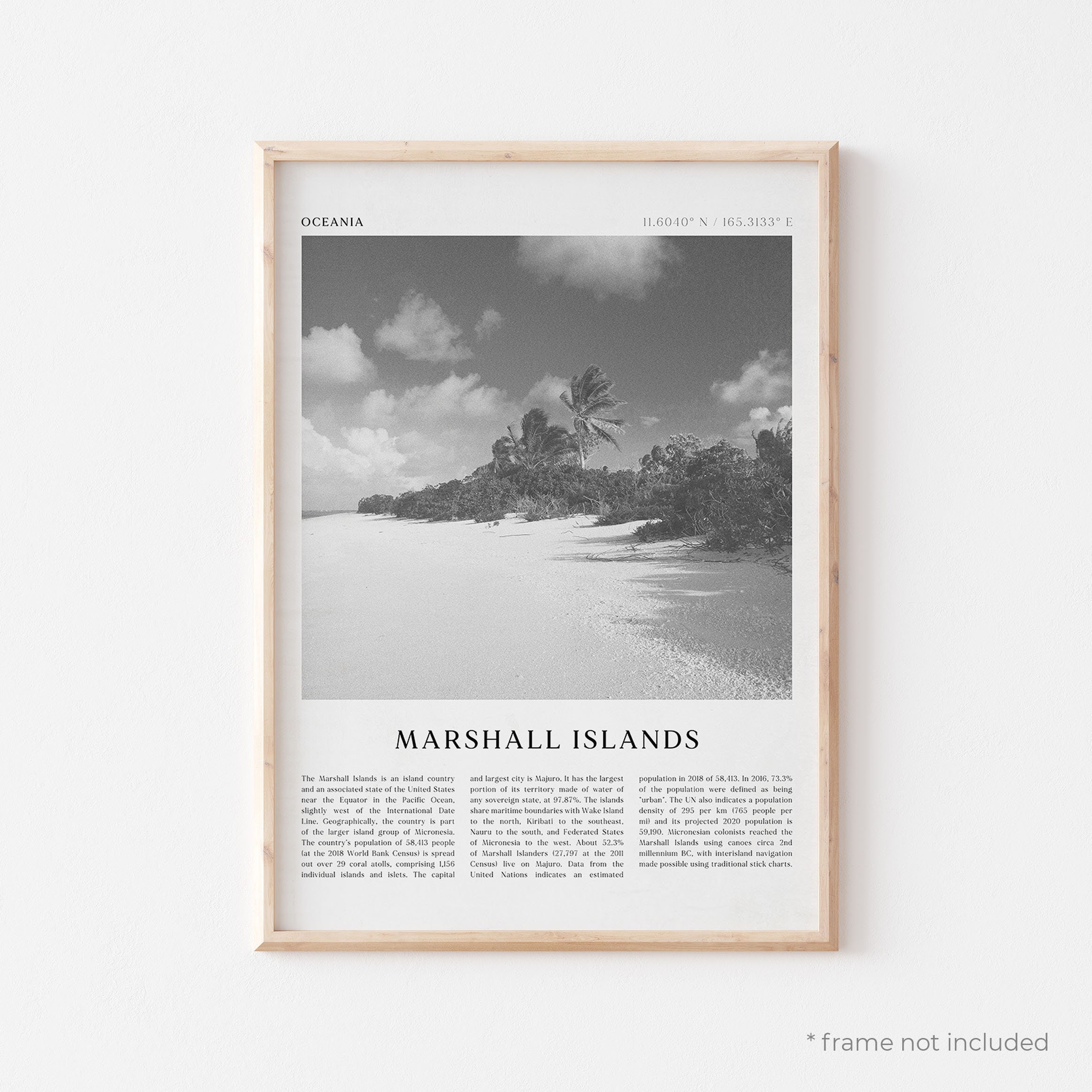 Marshall Islands Art Print Marshall Islands Poster Marshall | Etsy