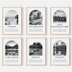 Set of Travel Modern Posters - CHOOSE ANY LOCATION, Travel Art Prints ...